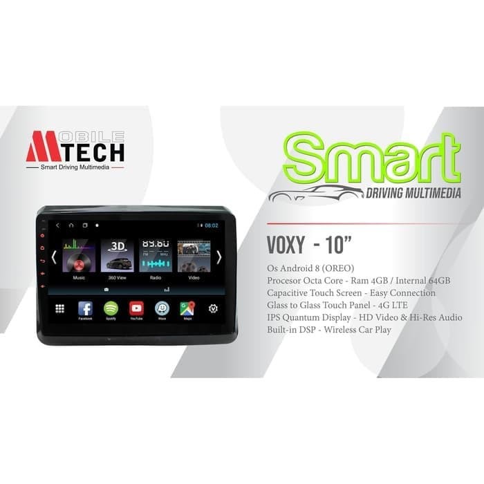 Jual Head Unit MTECH 10" Android Voxy | Shopee Indonesia