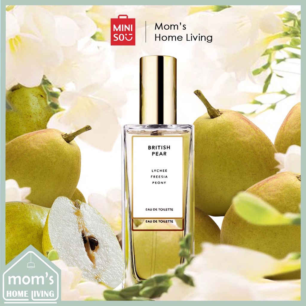 Jual MINISO Parfum Wanita 30 ML Wild Strawberry British Pear EDT Eau De ...