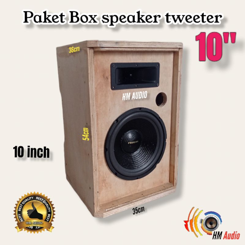 Jual Paket Speaker 10 inch Box tweter | Shopee Indonesia