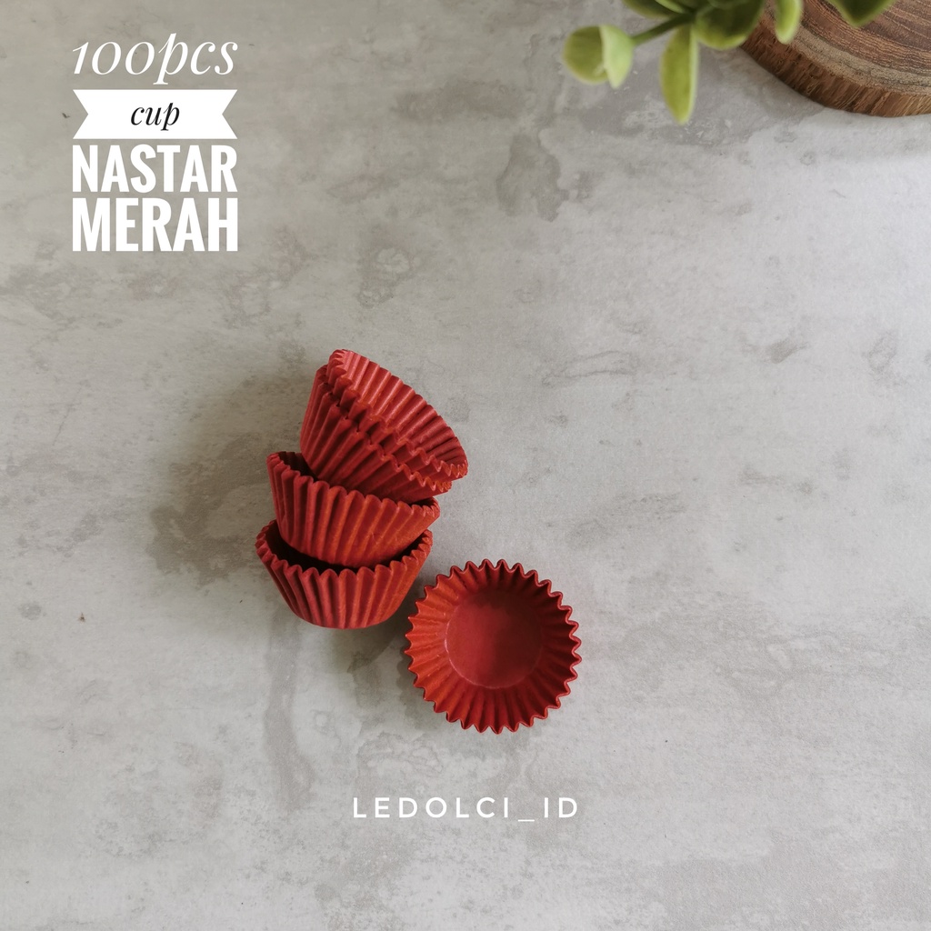 Jual CUP NASTAR KERTAS CUP KUE KERING ALAS COOKIES CASES PAPER CUP 100 ...