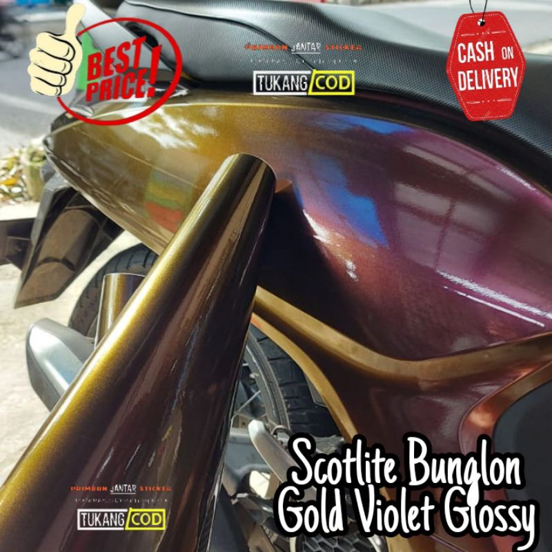 Jual Sticker scotlite bunglon gold skotlet motor bunglon chameleon ...