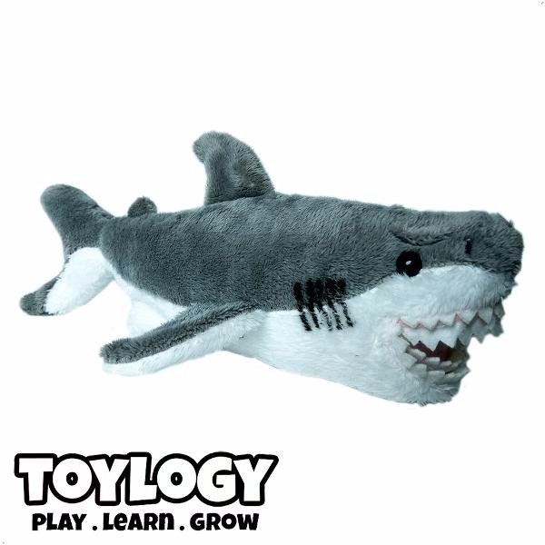 Jual Boneka Hewan Ikan Hiu Putih - Great White Shark Stuffed Plush ...