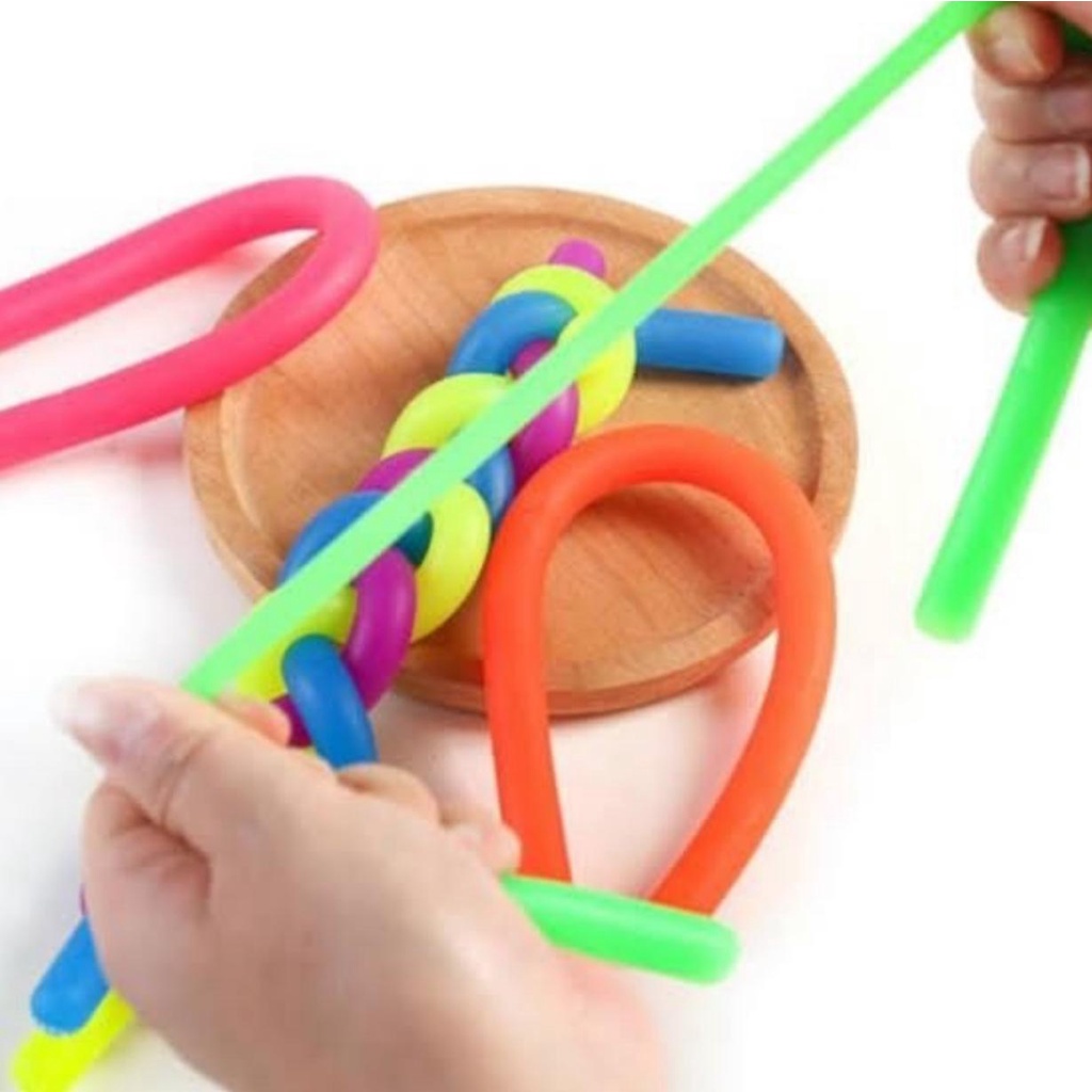 Jual LUMINOUS SQUEEZE STRESS BALLS / ball fidget nyala glow dark gid 1 ...