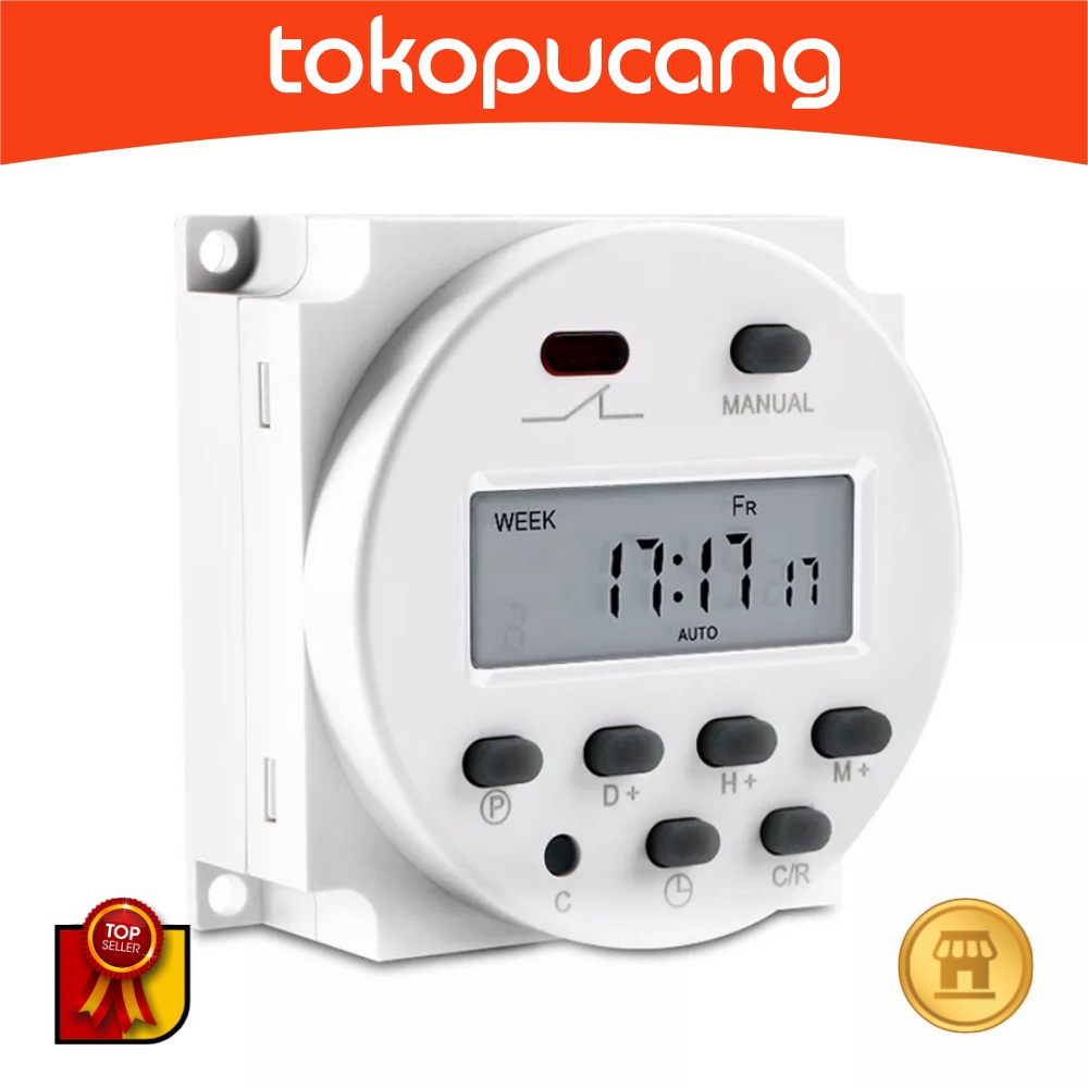 Jual Timer Switch Digital Time Delay Relay 220v CN101A Untuk Lampu ...