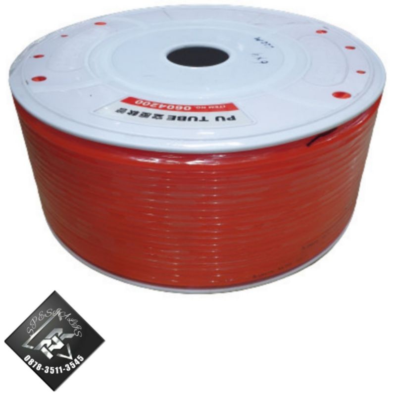 Jual selang udara selang angin 6 x 8 pu tube 100 meter selang pneumatic ...