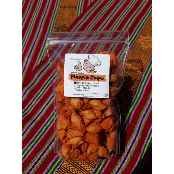 Jual keripik lumpia Pumpia Chips 125gr | Shopee Indonesia