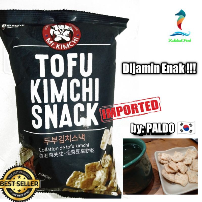 Jual Mr. Kimchi, Tofu Kimchi Snack, Keripik Tahu Goreng rasa Kimchi ...