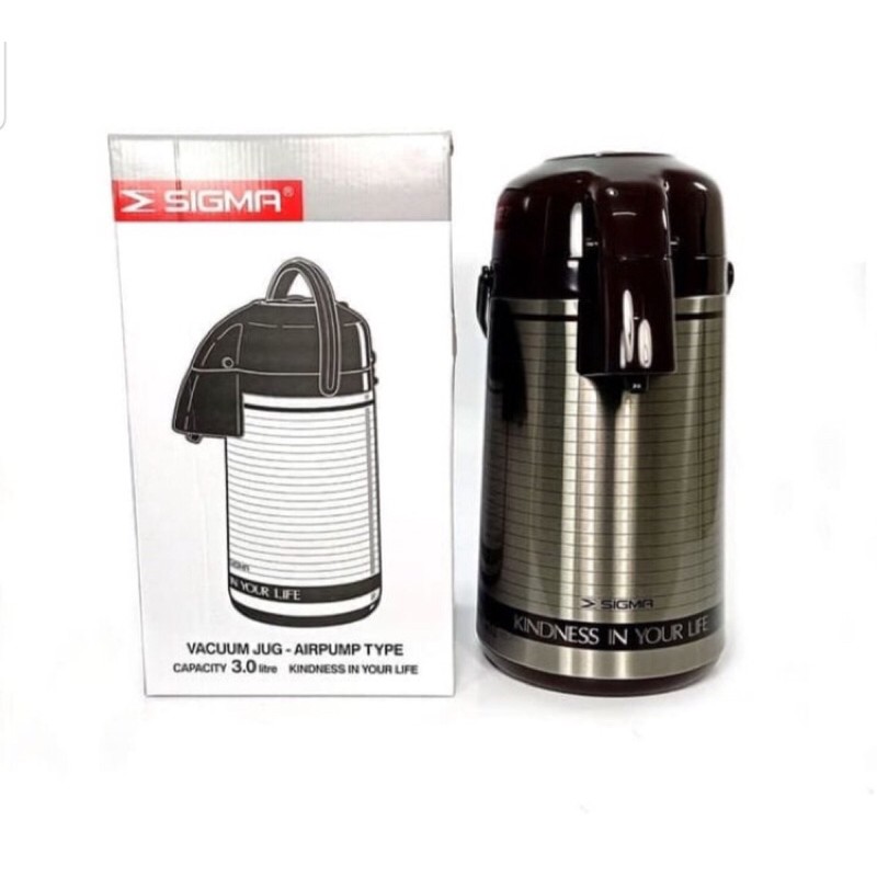 Jual Termos Air pencet | Termos Air Panas Sigma 2,5 & 3 Liter | Shopee ...