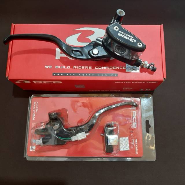 Jual Master rem RCB master brake pump 14mm E2 oval dan handel kopling ...