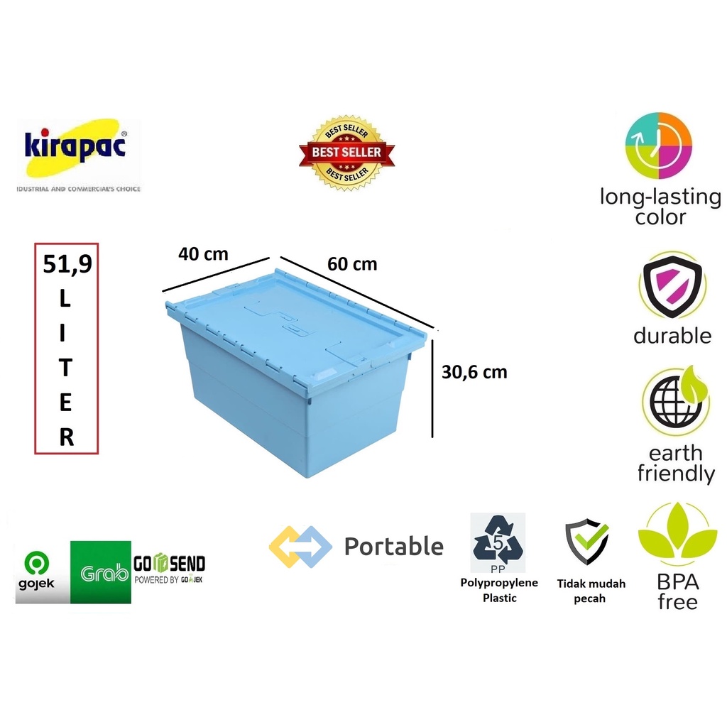 Jual Container Box / Security Box / Safety Box/Box Plastik KIRAPAC VIP ...