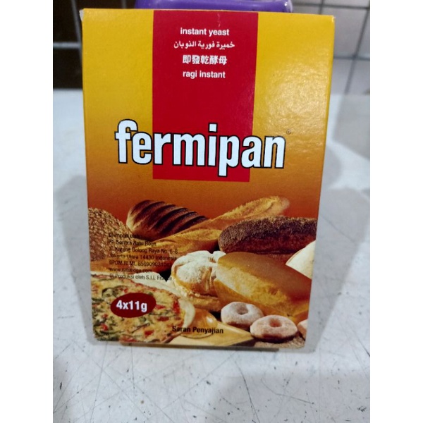 Jual FERMIPAN SACHET RAGI 1 BOX = 4 SACHET @11gr | Shopee Indonesia