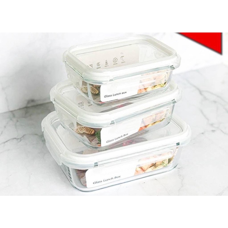 Jual READY STOCK GLASS LOCK SIAP KIRIM GLASSLOCK SET ISI 3 GLASSOVEN ...