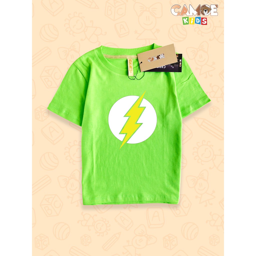 Jual Baju Kaos anak kids premium desain the flash | Shopee Indonesia