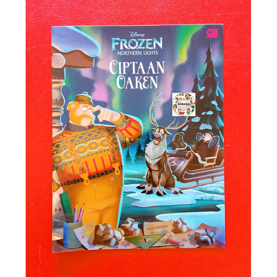 Jual Buku Disnep Frozen Northren Lights Ciptaan Oaken | Shopee Indonesia