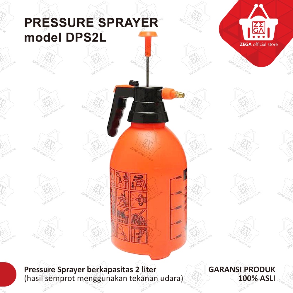 Jual Pressure sprayer 2 liter / DRAGON Sprayer / DPS2L | Shopee Indonesia
