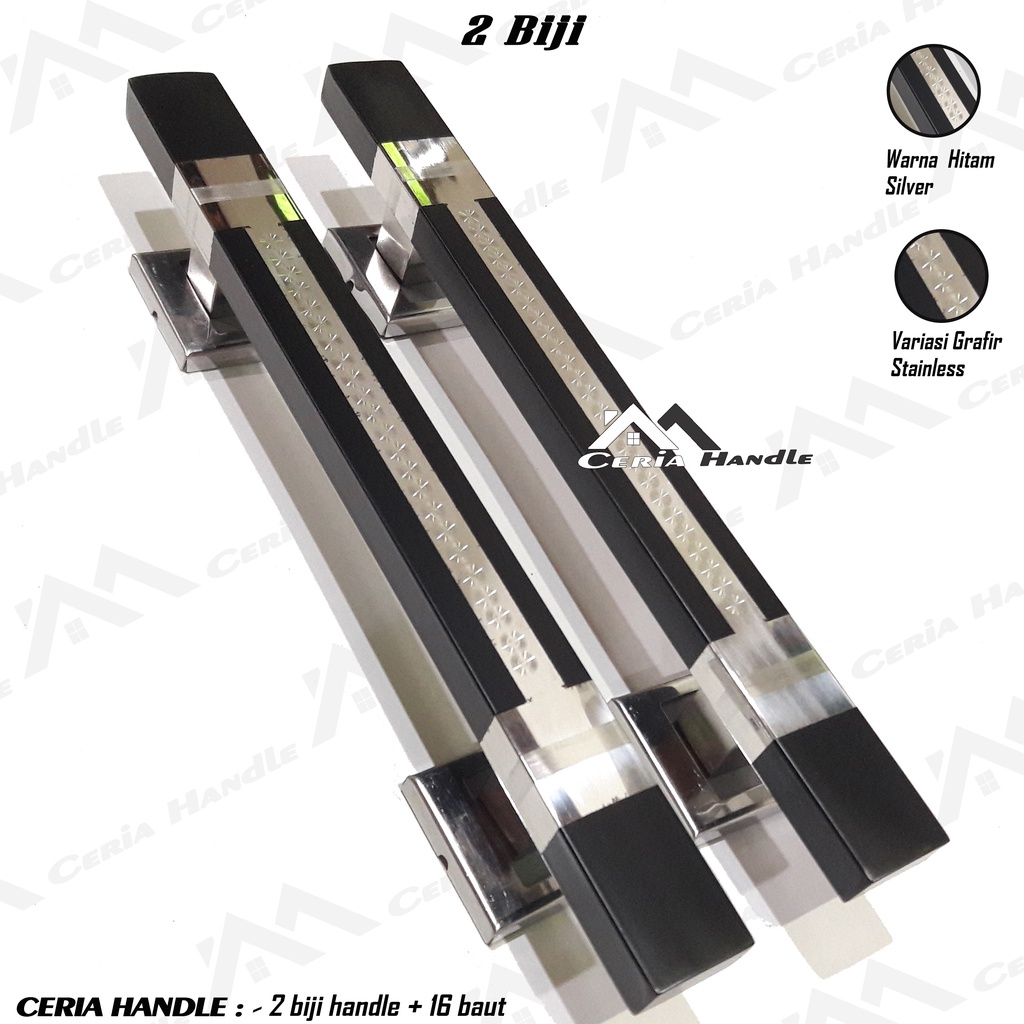 Jual gagang pintu depan utama 33 cm 45 cm 60 cm - tarikan handle pintu ...