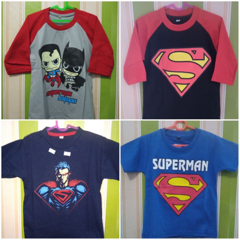 Jual Baju Kaos Ana Karakter Superman | Shopee Indonesia