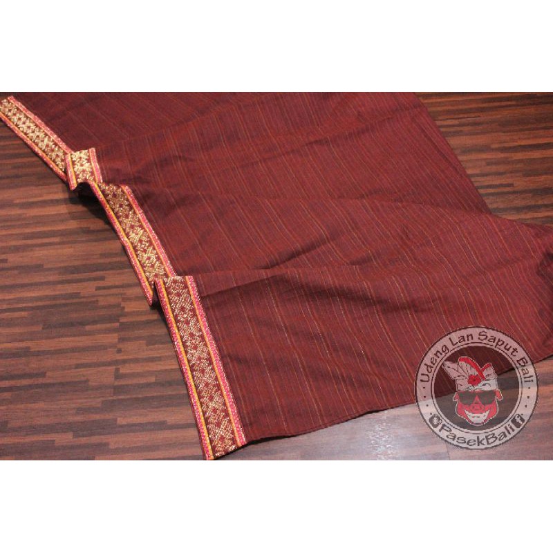 Jual Saput Endek Bali Motif Lurik Tepi Songket | Shopee Indonesia