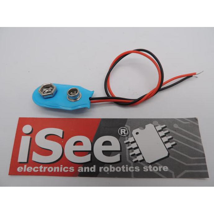 Jual Socket Baterai 9V Battery 9V 9 Volt Connector Konektor Iseeu773 ...