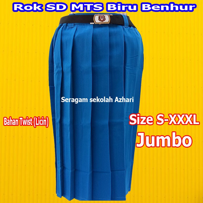 Jual ROK SD BIRU BENHUR JUMBO-ROK MADRASAH MTS BIRU BENHUR-ROK SEKOLAH ...