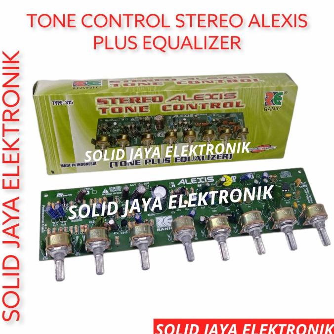 Jual KIT TONE CONTROL STEREO ALEXIS PLUS EQUALIZER KONTROL EQ RANIC 315 ...