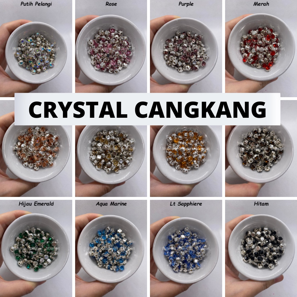 Jual Payet Mote Crystal Cangkang Payet Warna perlusin | Shopee Indonesia