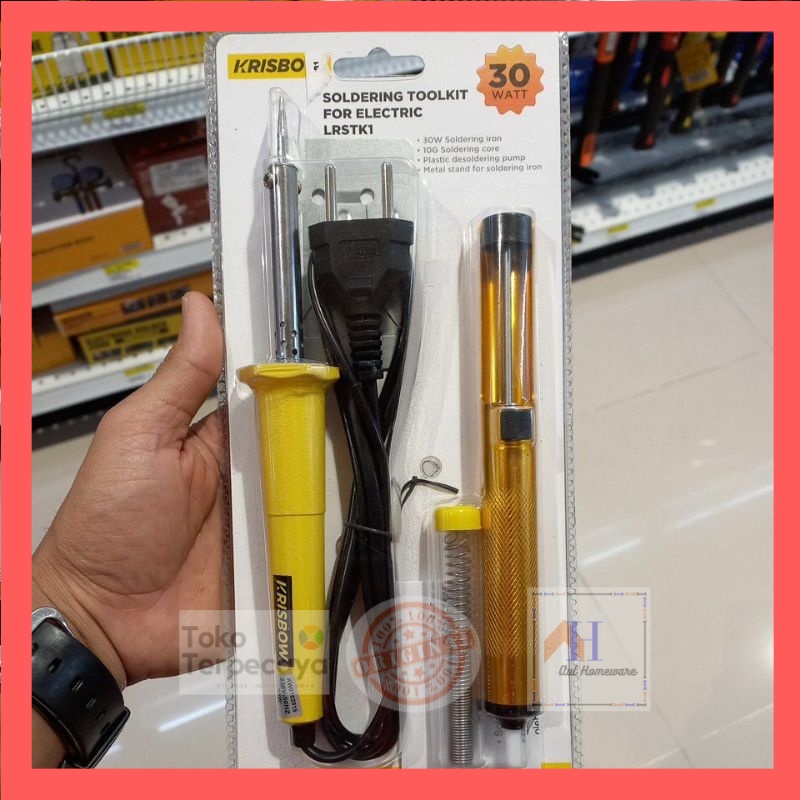 Jual Solder Listrik Set Krisbow | Shopee Indonesia