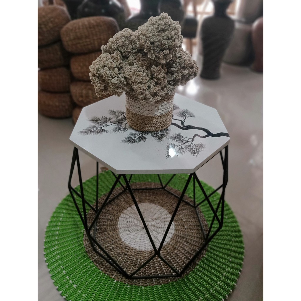 Jual MEJA HEXAGONAL / MEJA TV /MEJA MINIMALIS BENTUK HEXAGONAL KAKI ...