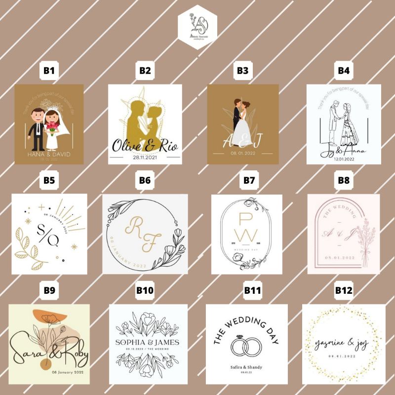 Jual Label Nama / Logo Nama / Stiker | Shopee Indonesia