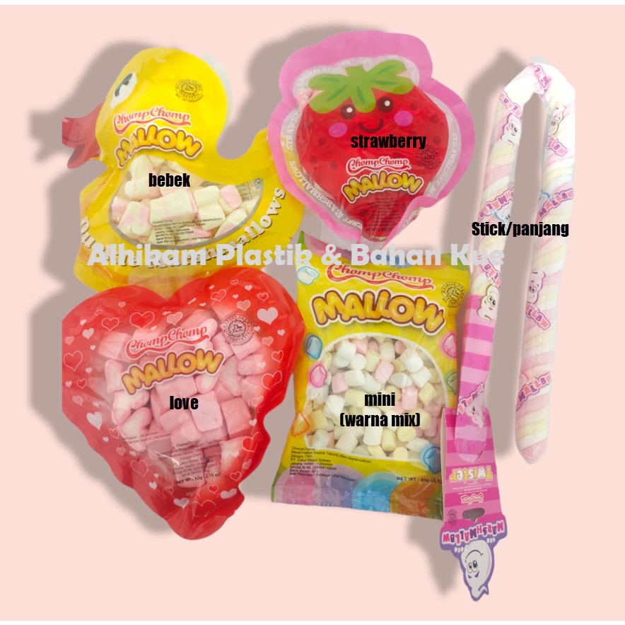 Jual Marshmallow Mallow Chomp Chomp 65gr - All variant | Shopee Indonesia