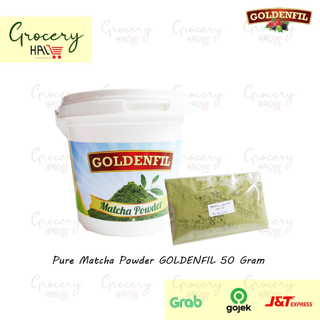 Jual MATCHA POWDER GOLDENFIL KEMASAN 50 GR - TEH HIJAU BUBUK | Shopee ...