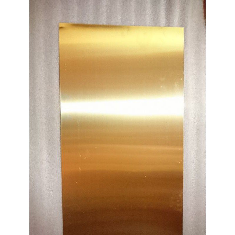 Jual plat kuningan tebal 2 mm ukuran 15 cm x 36 cm | Shopee Indonesia