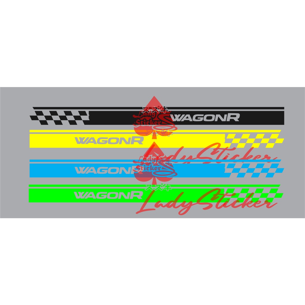 Jual STICKER MOBIL KARIMUN WAGON R CUTTING STICKER STIKER MOBIL SUZUKI ...