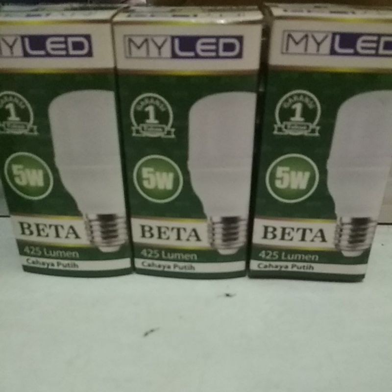 Jual lampu terang my LED beta 5 wat garansi 1 tahun | Shopee Indonesia