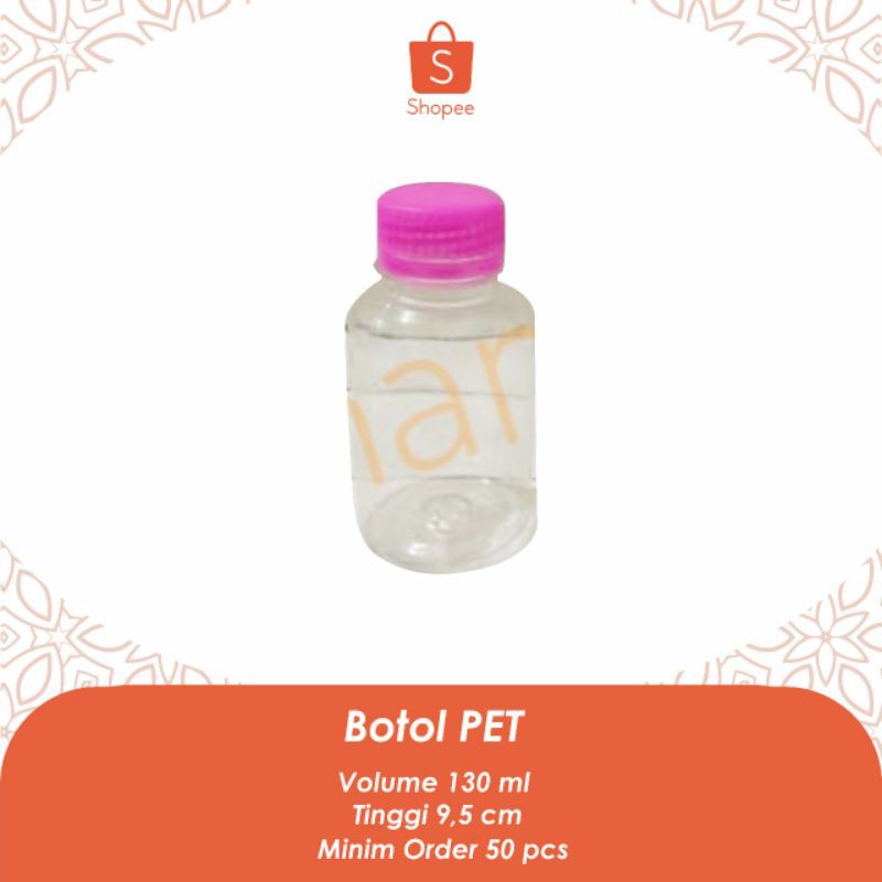 Jual Botol Plastik PET 130ml per 10pcs | Botol Plastik 130ml (Long Neck ...