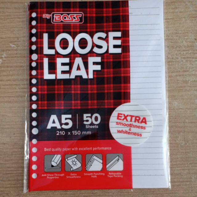 Jual Isi Binder / Loose Leaf A5 50 lembar | Shopee Indonesia