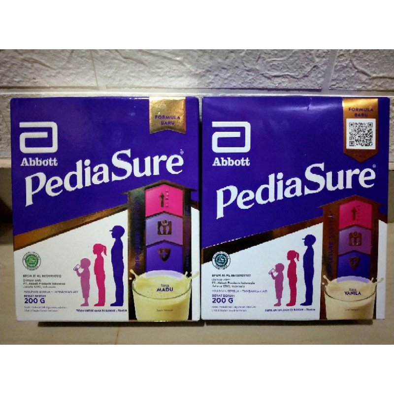 Jual PEDIASURE Vanila / Madu Susu Box 200g | Shopee Indonesia