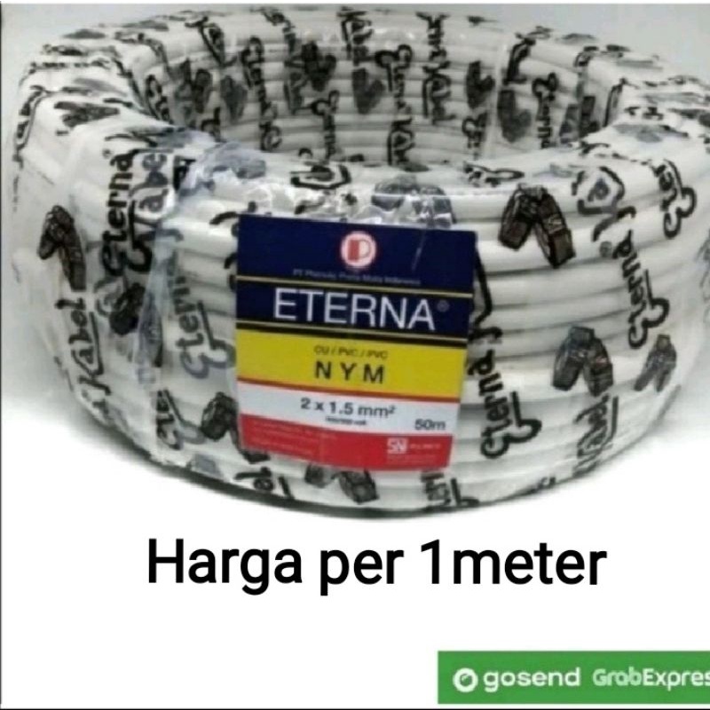 Jual Kabel listrik Eterna Kawat 2x1.5 Nym | Shopee Indonesia