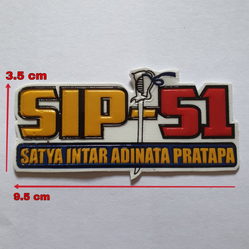 Jual stiker embos logo polri SIAP ( SATYA INTAR ADINATA PRATAPA ) - SIP ...