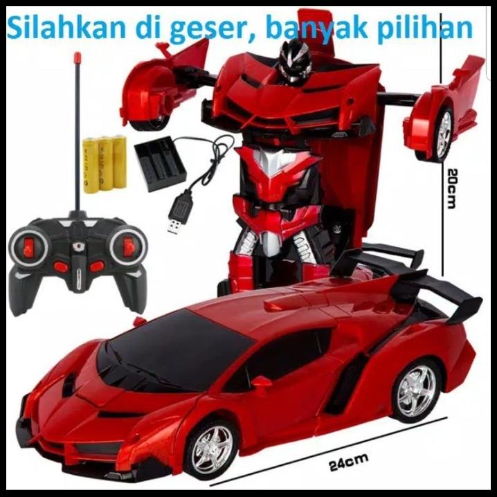 Jual Mobil remot transformer autobots RC robot RC transformer berubah ...