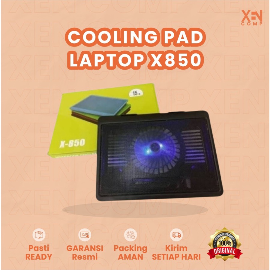 Jual Kipas Laptop / Notebook Cooling Pad / Cooler Fan X 850 / X850 up ...
