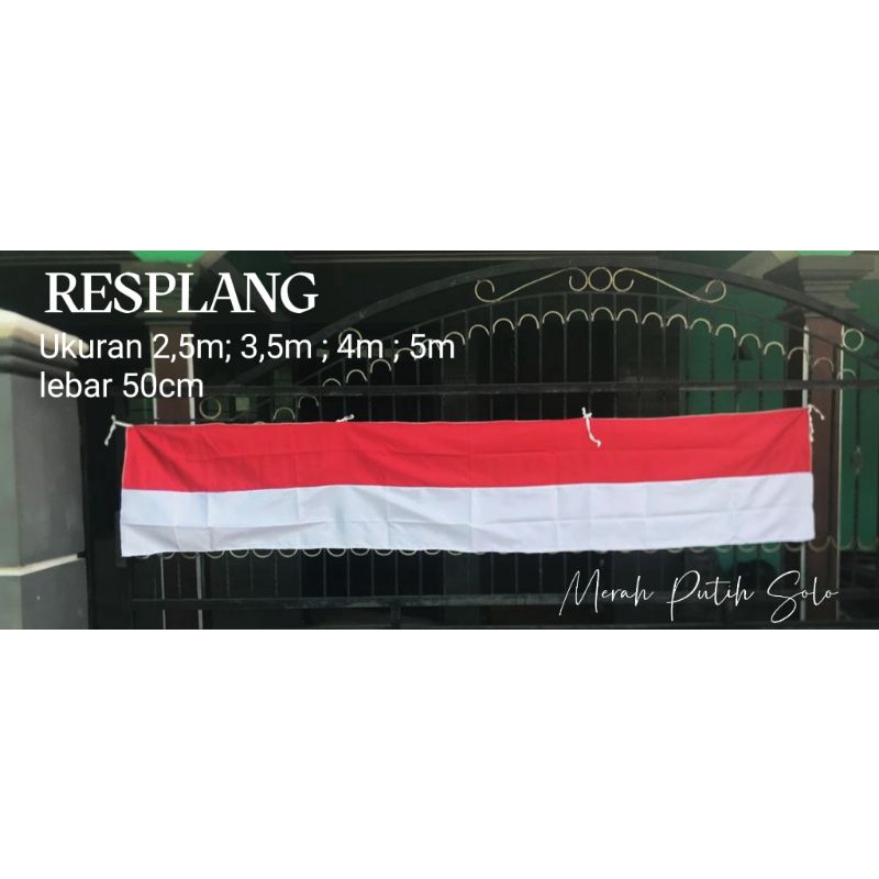 Jual Bendera merah putih / resplang merah putih / Lespang merah putih ...