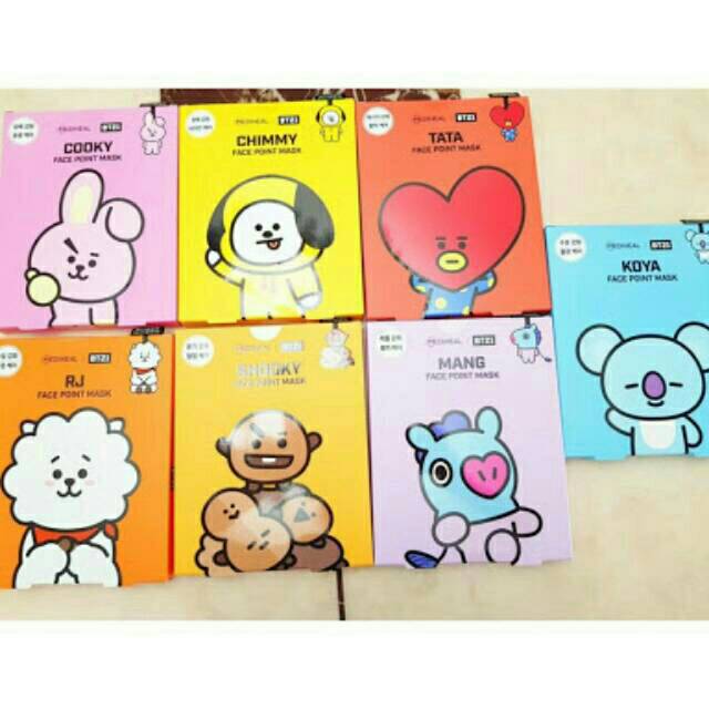 Jual MEDIHEAL x BT21 Face Point Mask [READYSTOCK] - BTS | Shopee Indonesia