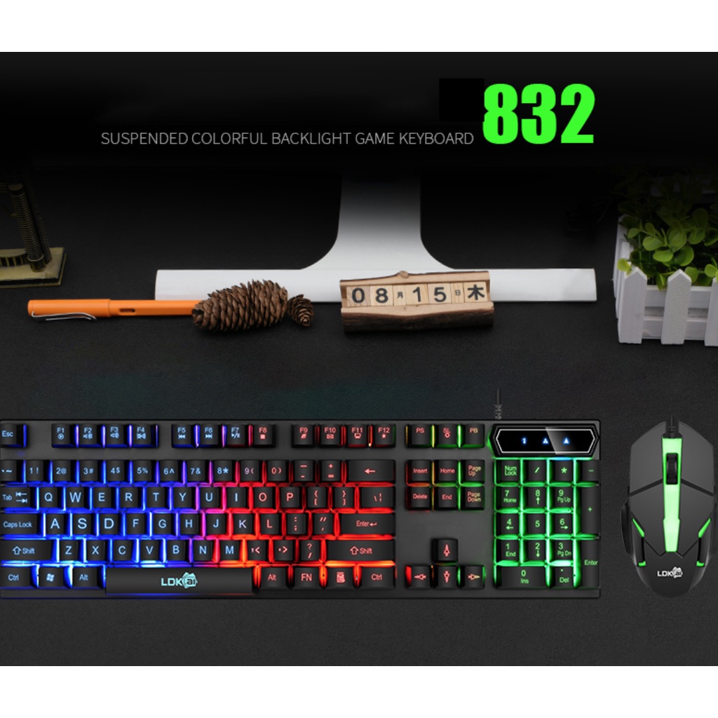 Jual Gaming Keyboard LED with Mouse BLACK+ BUBBLE | Shopee Indonesia