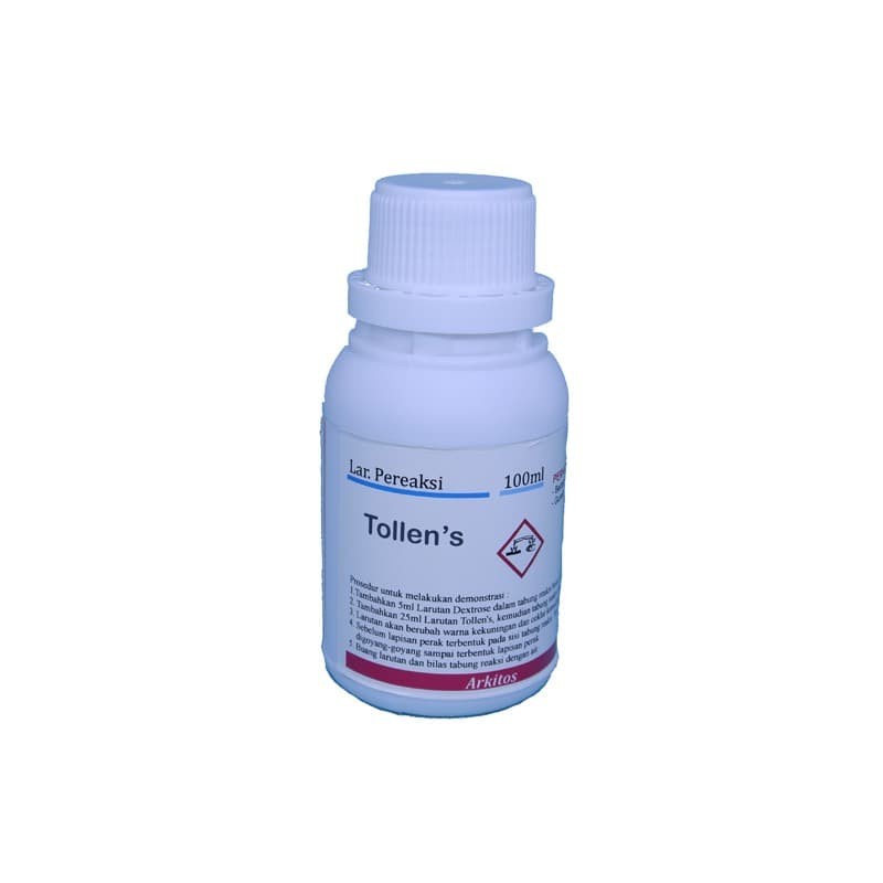 Jual Tollens 100ml Reagen Tollens Arkitos Chemical | Shopee Indonesia