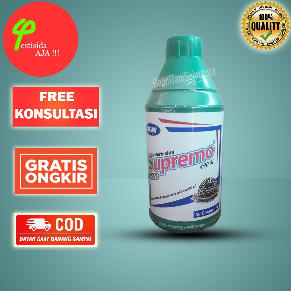 Jual SUPREMO 1 LITER 1 L SUPREMO GOLD 490 SL 500 ml untuk Membasmi ...