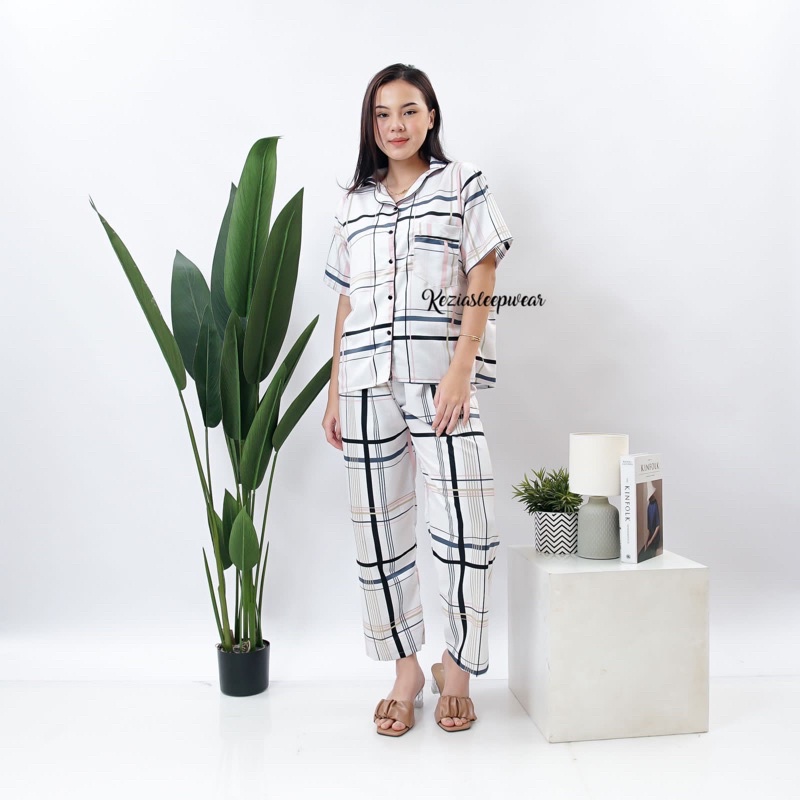 Jual Baju tidur wanita satin piyama wanita piama cewek | Shopee Indonesia