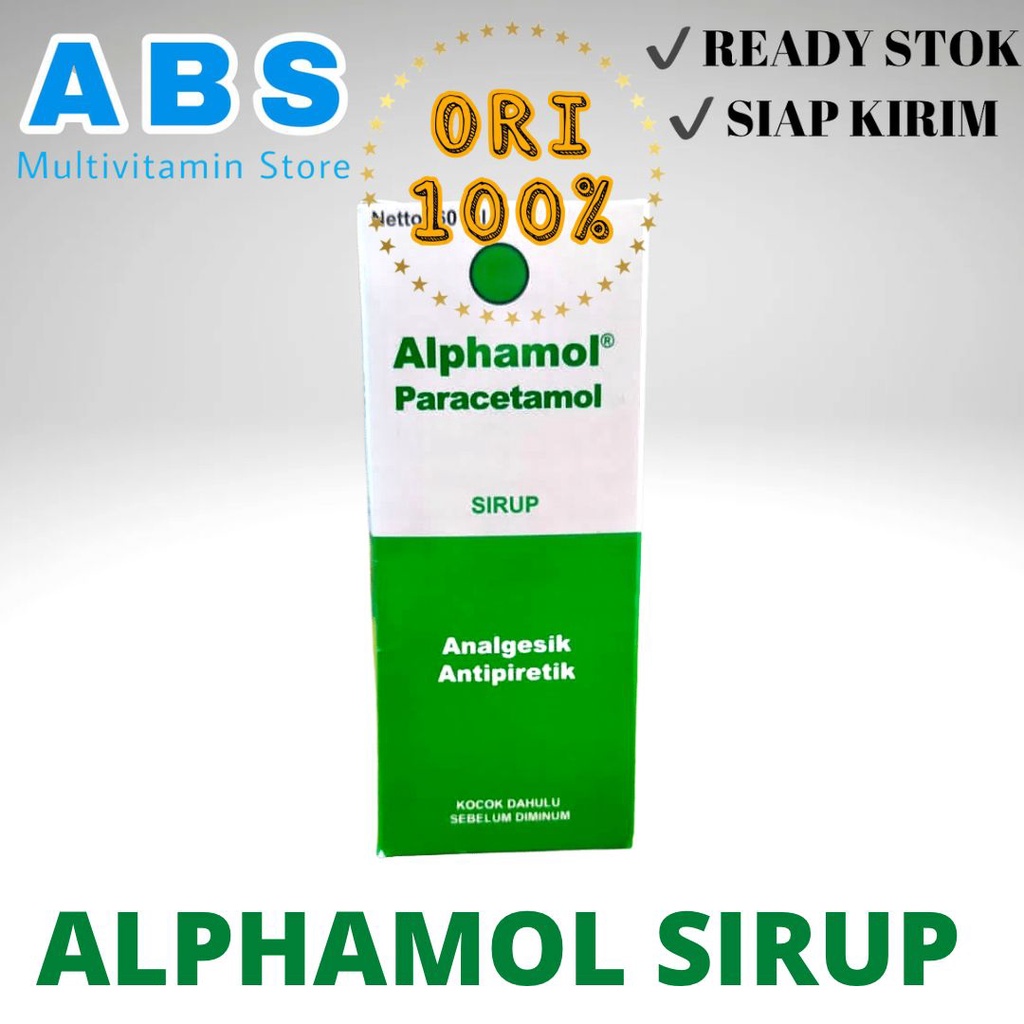 Jual Alphamol Syrup 60 ml Paracetamol sirup 60ml | Shopee Indonesia