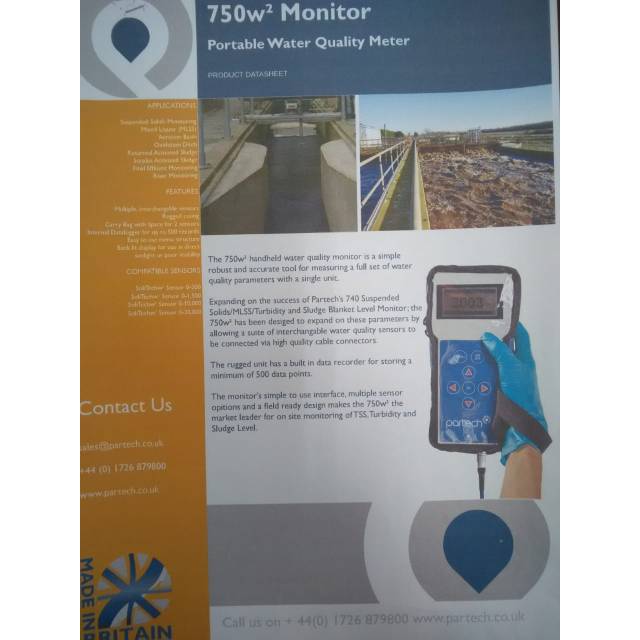 Jual Portable partech TSS Total suspended solid 750w2 | Shopee Indonesia