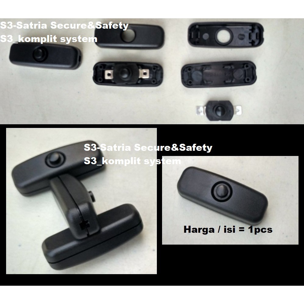 Jual DC Saklar Kabel Gantung switch Tombol on off tengah parallel cable ...